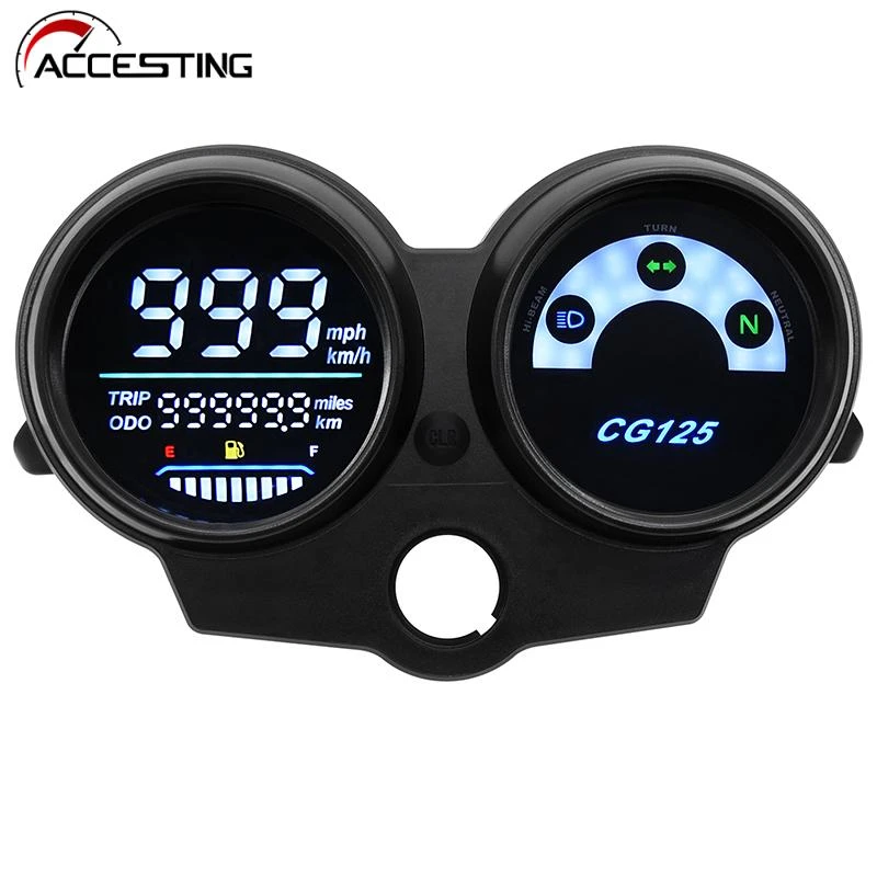 LED Digital Meter Motorrad Tacho Für CG125 Jahr 2000 zu 2008 Fan 125 ...