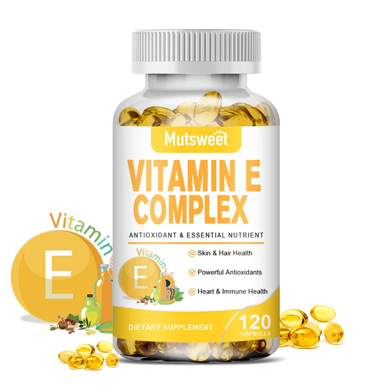 MUTSWEET-Vitamin-E-Complex-Capsules-Fixed-Hair-Skin-Beauty-Heart-Immune ...