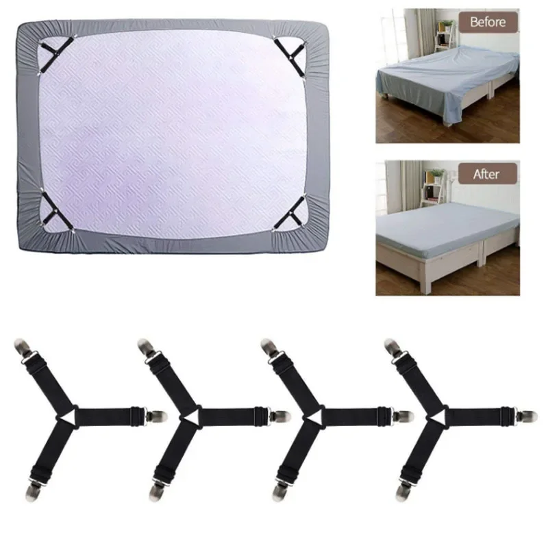 4Pcs-Bed-Sheet-Fasteners-Mattress-Cover-Sofa-Cushion-Strap-Clip ...