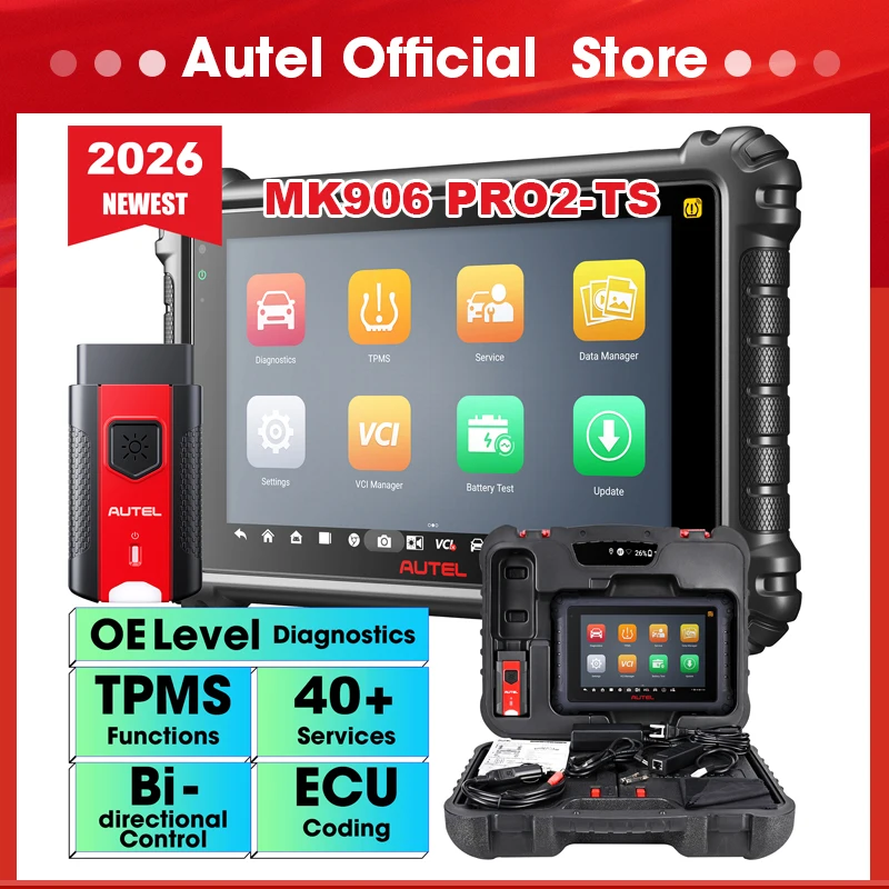 Car Diagnosis Autel MK906 PRO2-TS Complete TPMS Auto Diagnostic Scanner ...
