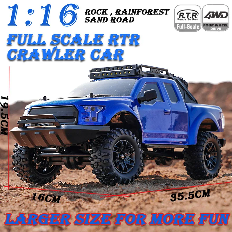 YSIDO-Full-Scale-RC-Car-1-16-2-4G-4WD-Rock-Crawler-Electric-Buggy ...