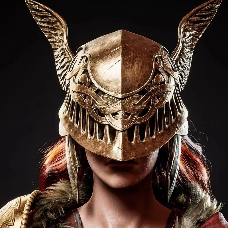 Elden Ring Valkyrie Cosplay Mask Helmet Malenia Helmet, 40% OFF