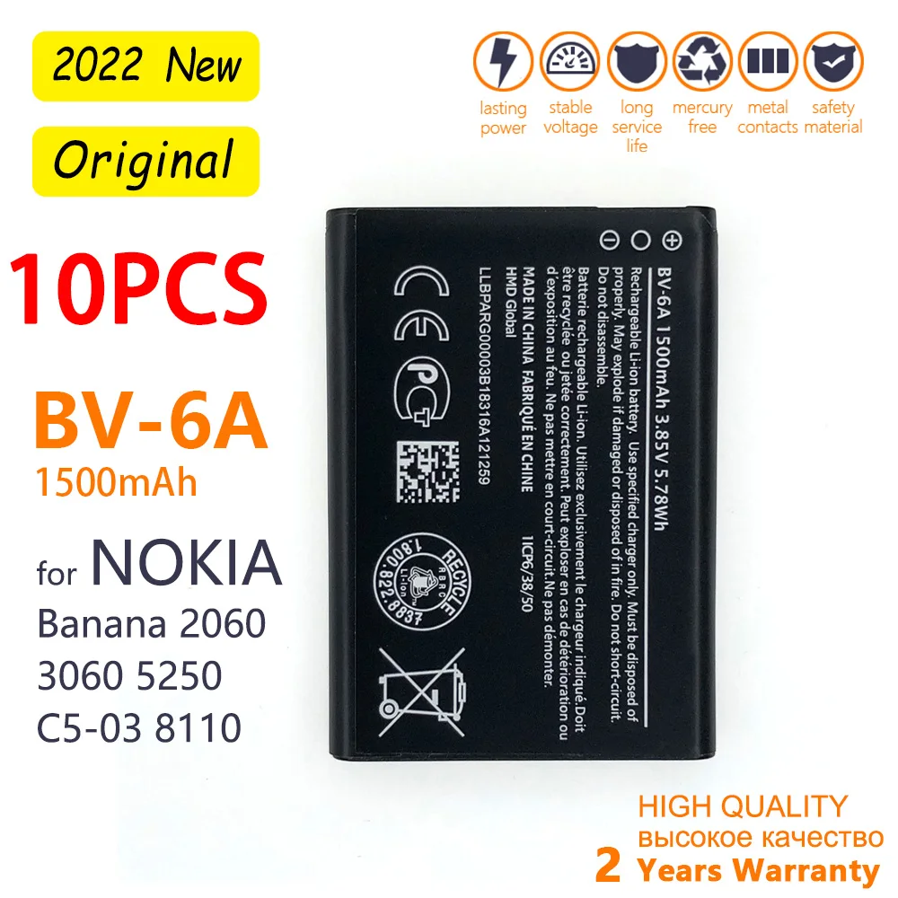 Genuine-Recharge-BV-6A-BV6A-BV-6A-Battery-1500mAh-for-Nokia-Banana-2060 ...