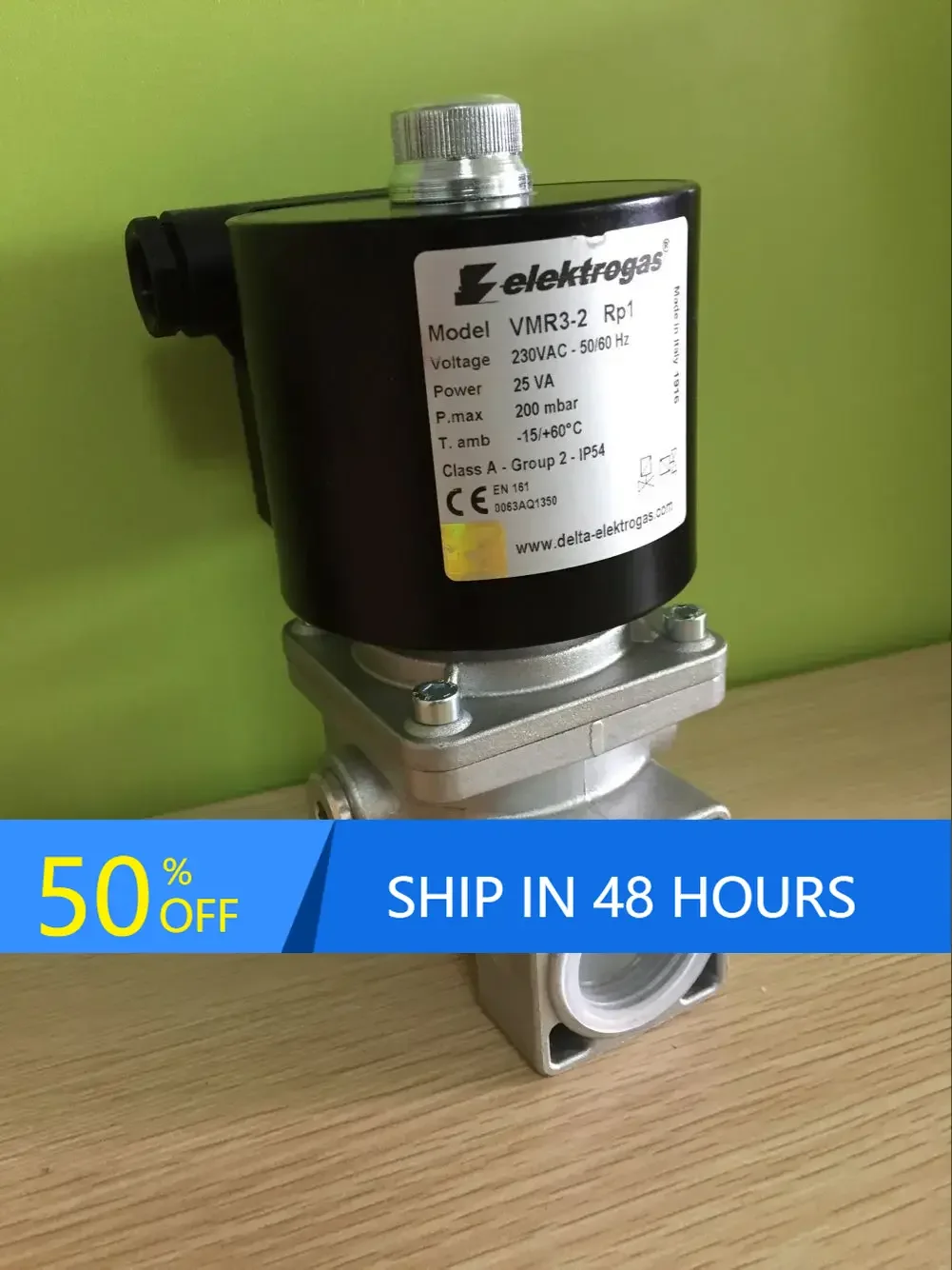 New Original Elektrogas Gas Solenoid Valve VMR3-2 Dn25 200mbar,VMR3-5 ...
