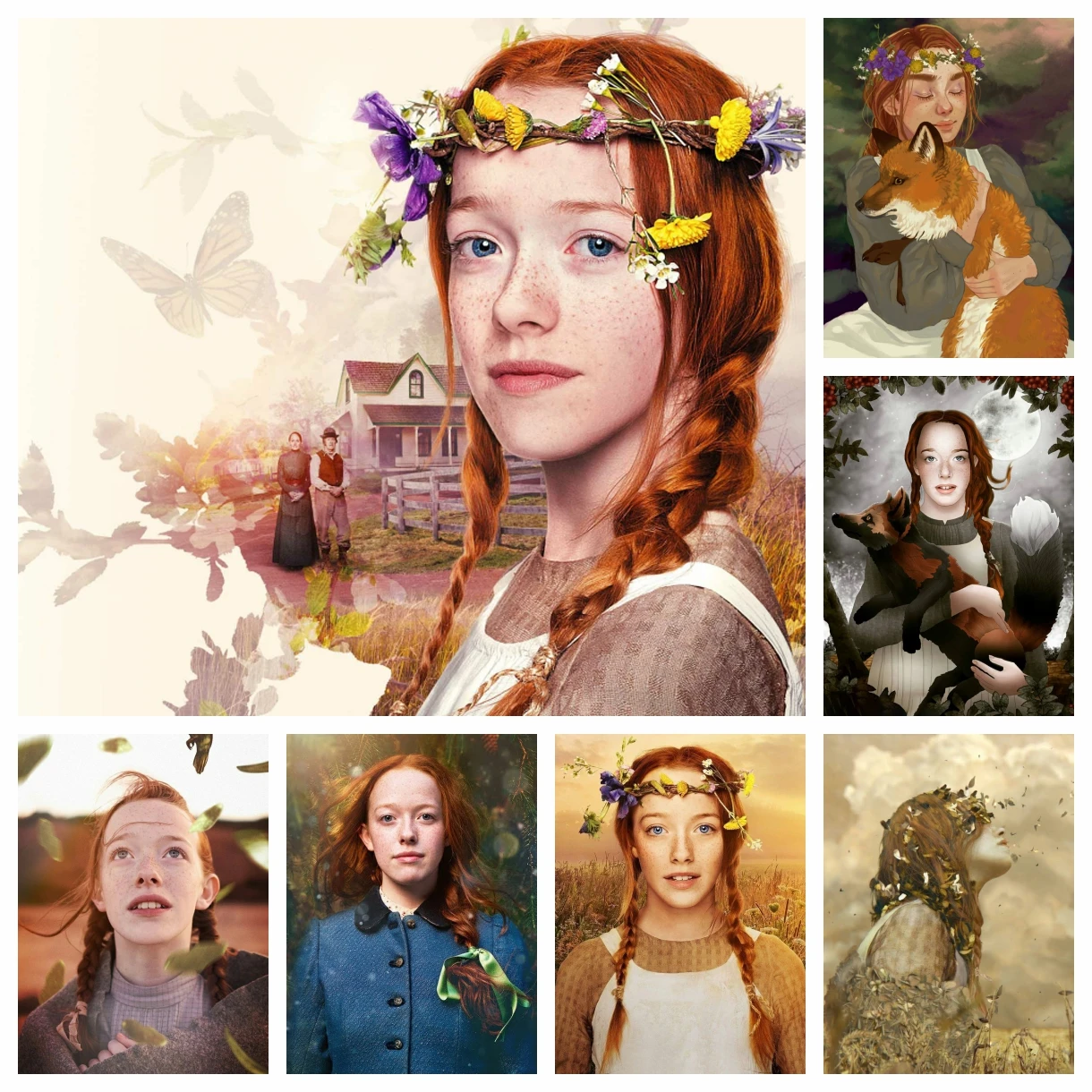 Prints Music & Movie Posters Anne with an E Tv Series Illustration Art ...