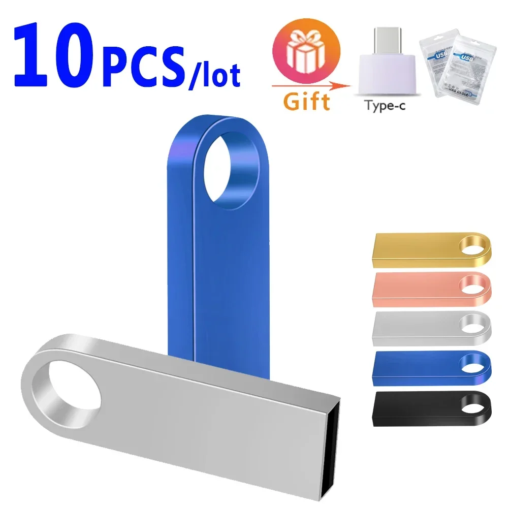 10pcs-Cle-USB-2-0-mini-flash-disk-metal-pen-drive-64GB-key-Usb-pendrive ...