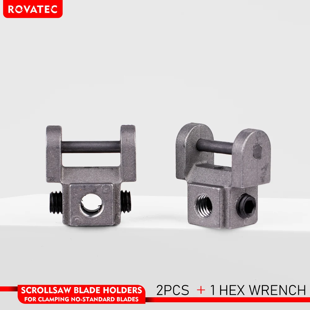 Scroll-Saw-Blades-adapters-Pin-Less-Blade-Clamps-Upper-Lower-Blade ...