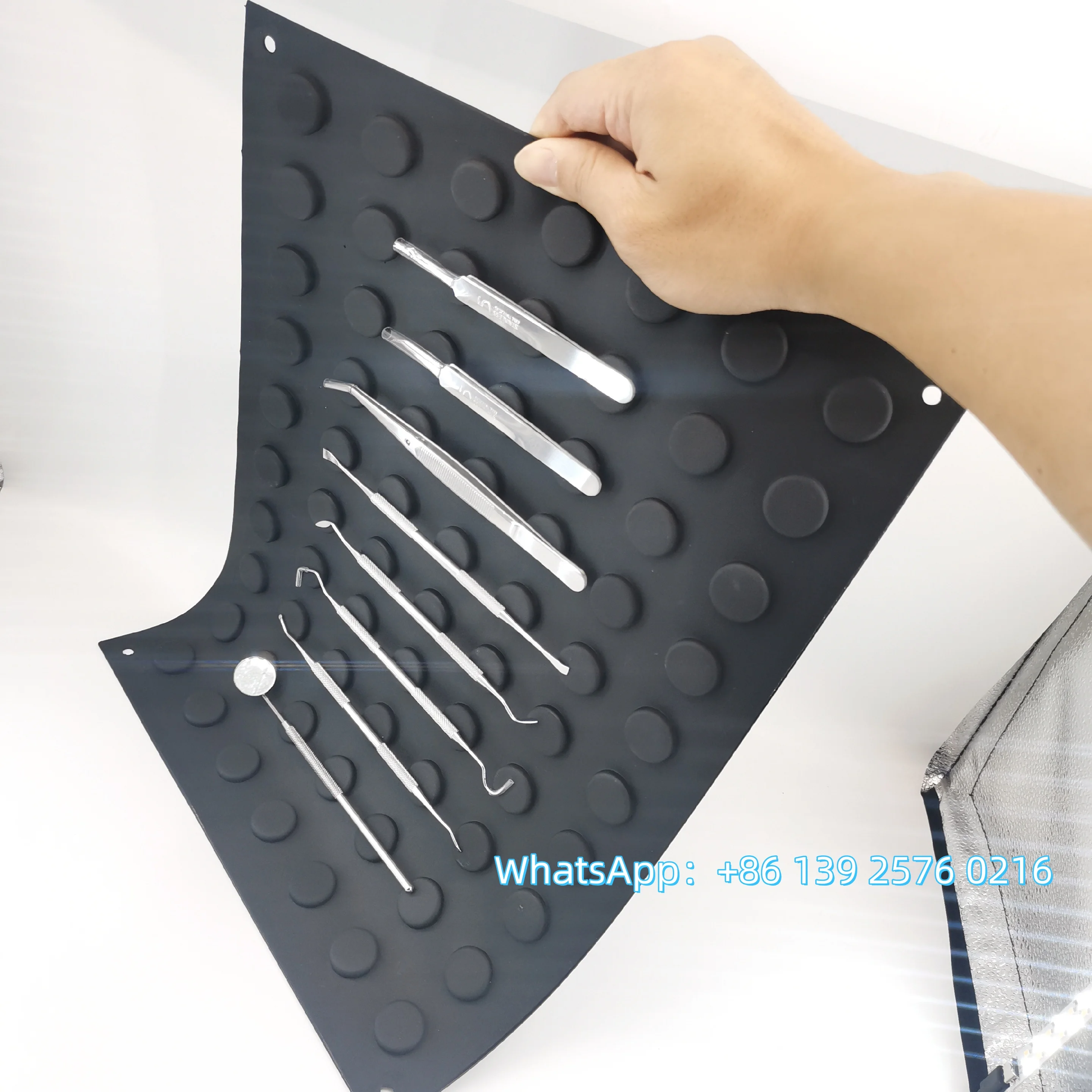 Magnetic Mat Beauty Pedicure Tools Mats Magnet Adsorption Stainless ...