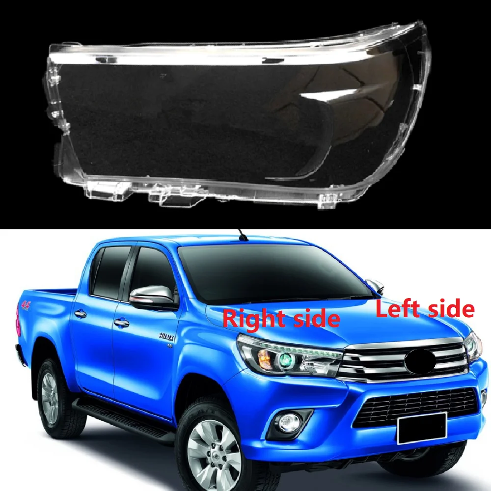 Car Headlight Cover For Toyota Hilux 2015 2016 2017 LED Headlamp Lens ...