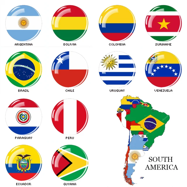 Flags Of South American Countries