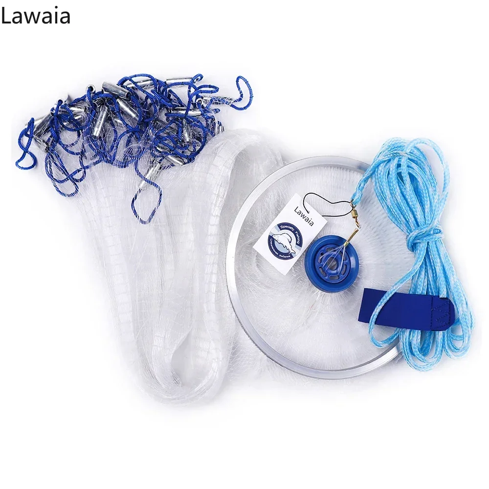 Lawaia-Monofilament-Nylon-Fishing-Net-Aluminum-Ring-Style-Hand-Throw ...