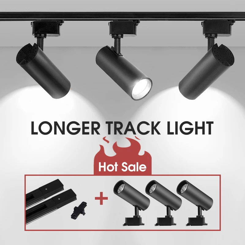 Set-Rail-Spot-Led-Track-Light-220v-COB-Led-Ceiling-Spotlights-12-20-30 ...