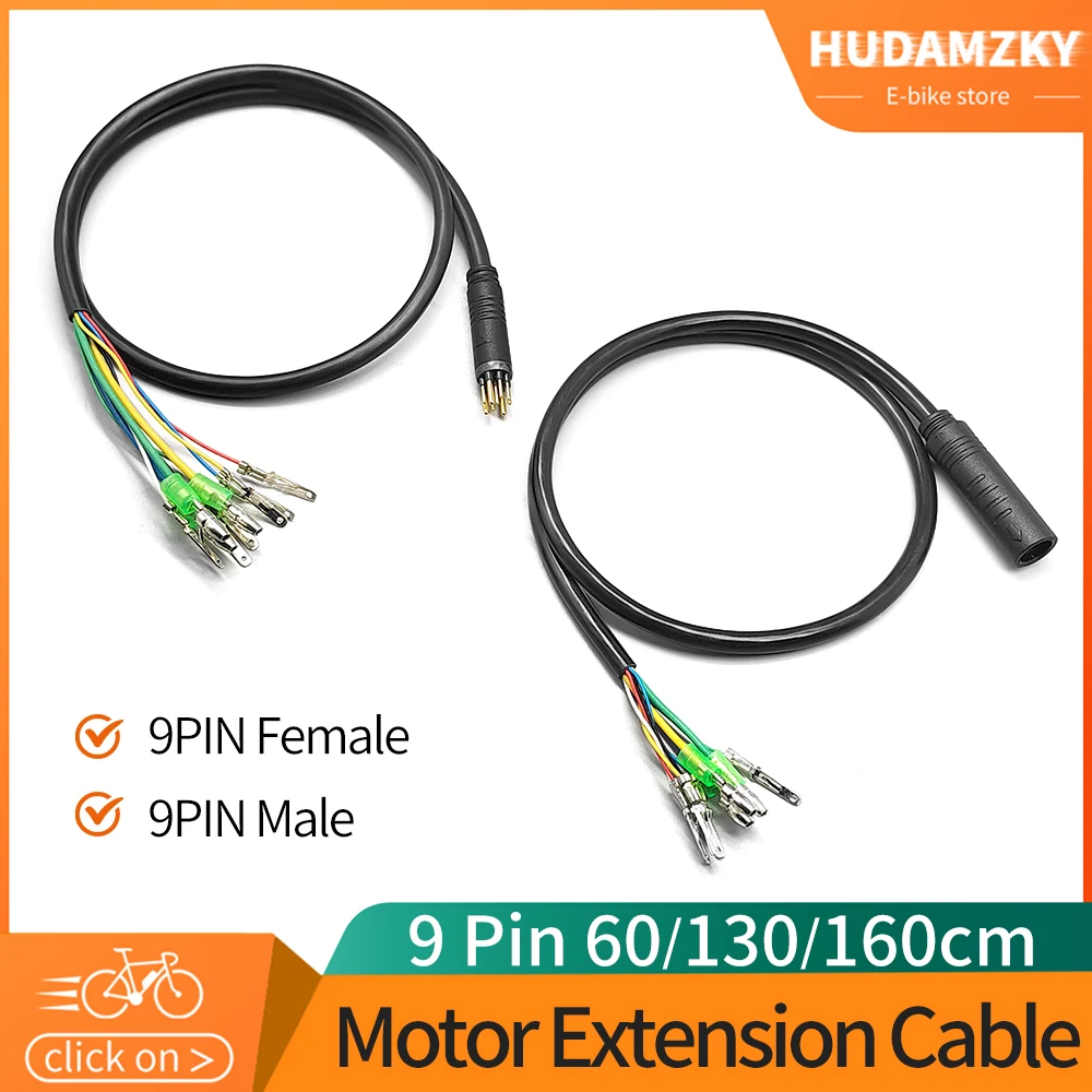Ebike-Julet-9Pin-Hub-Motor-Extension-cable-Conversion-Line-Waterproof ...