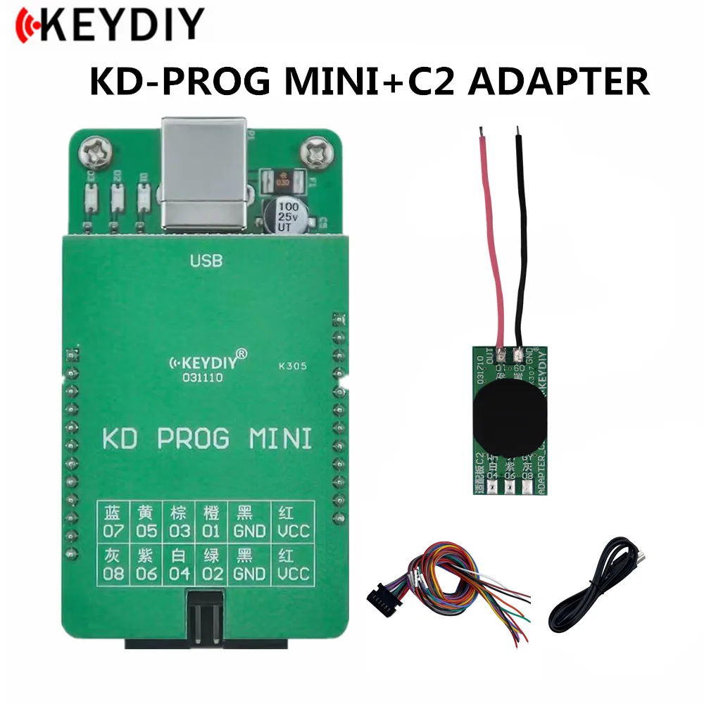KEYDIY-KD-PROG-MINI-con-adaptador-C2-tablero-de-lectura-soporte-de ...