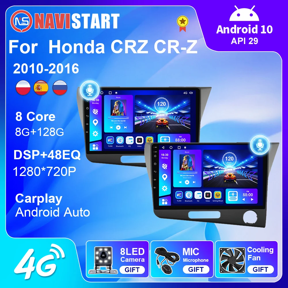 NAVISTART-Radio-con-GPS-para-coche-reproductor-con-Android-10-2-Din ...