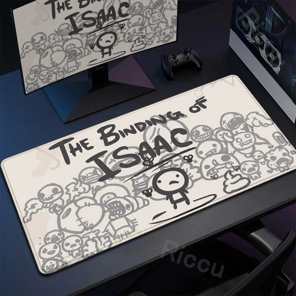 Anime The Binding Of Isaac Mousepad Game Keyboard Lock Edges Mice Pad ...
