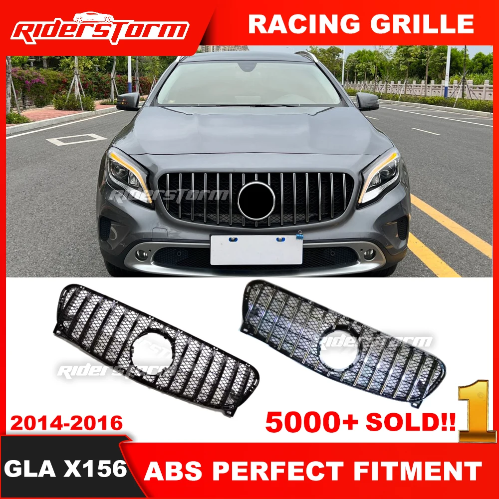Year 2014 2015 2016 Gla Class X156 Gt Grill With Mesh For Merced Gla180 ...
