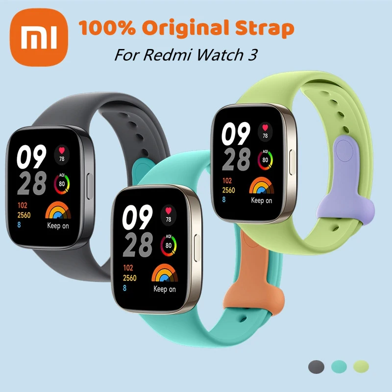 Xiaomi Redmi Watch 3 Bracelet | Smart Watch Smart Watch Red - Strap ...