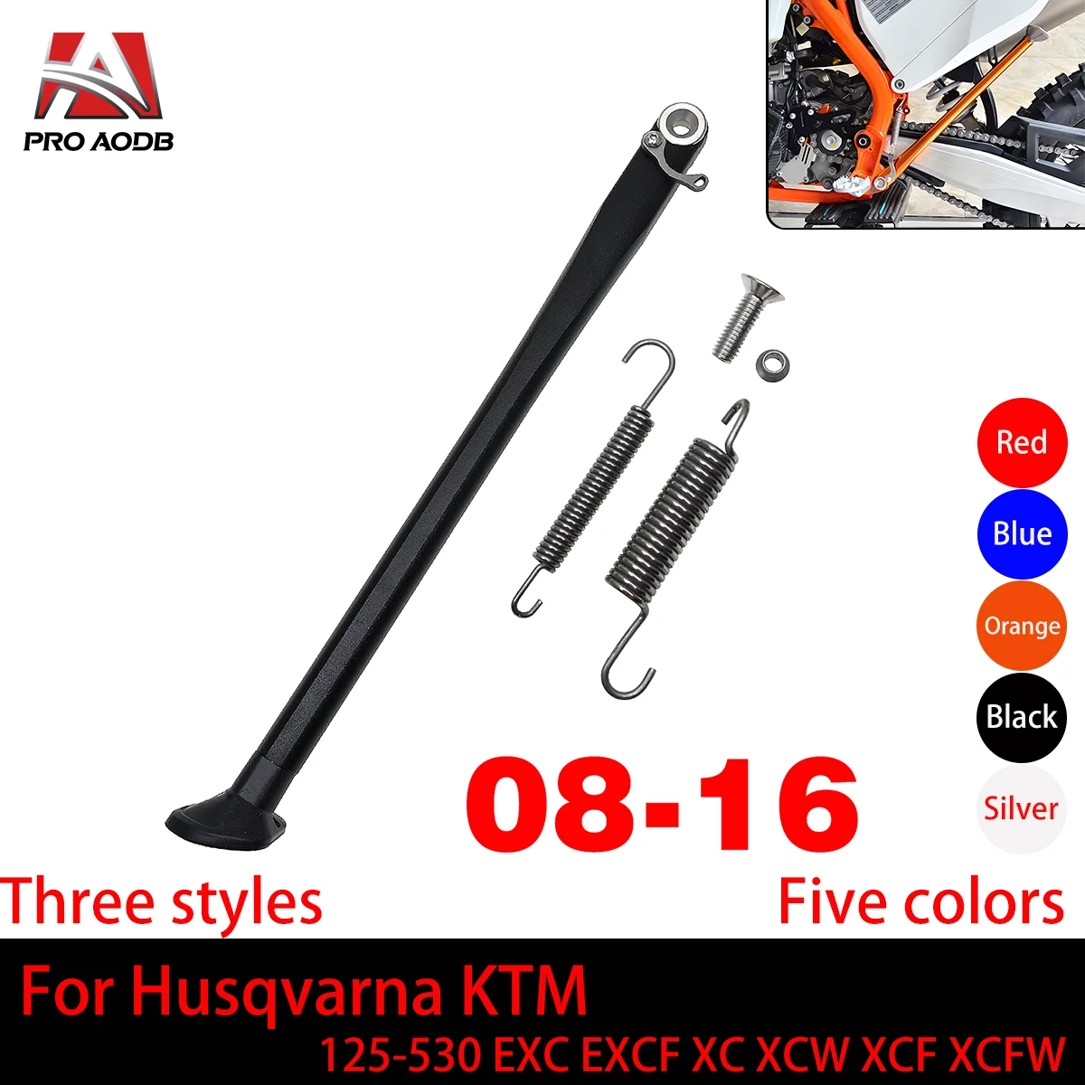 Motorcycle Parking Side Stand Kit For KTM XC XC-F XCW XCF-W EXC EXC-F ...