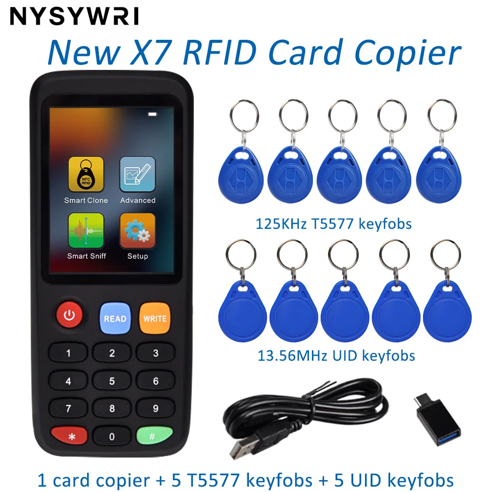 RFID-smart-chip-reader-NFC-card-copy-writer-IC-ID-clone-X7-copier-key ...