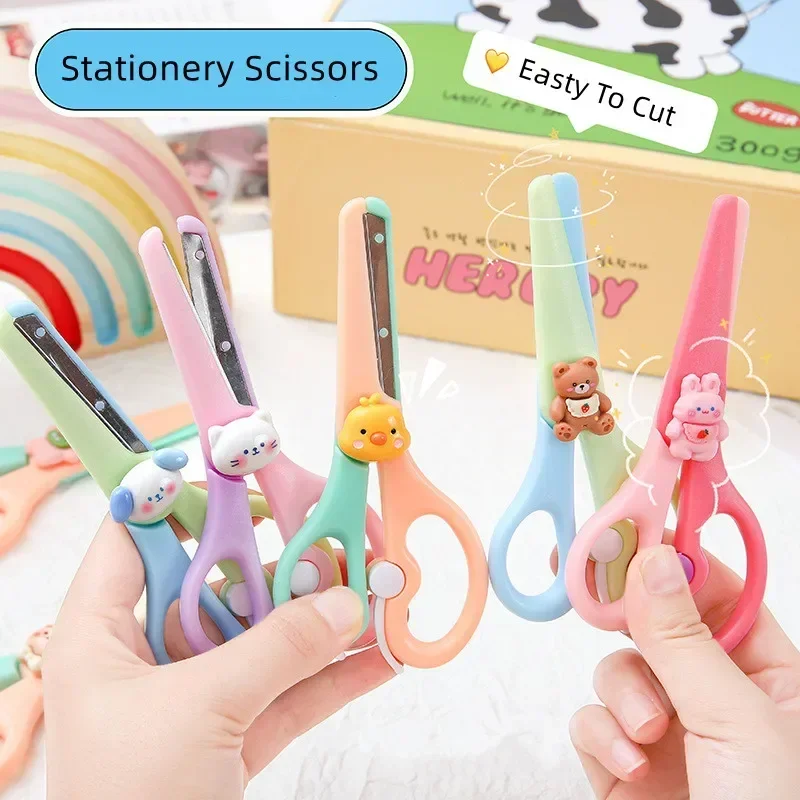 1Pc-Kawaii-Scissors-Korean-Fashion-Cute-Cartoon-Animal-Stationery ...