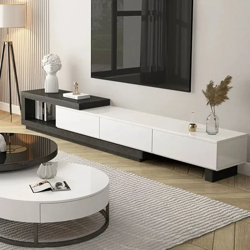 Wall-Center-Unit-Tv-Stands-Mobile-Retro-Bench-Console-Cabinet-Lowboard ...