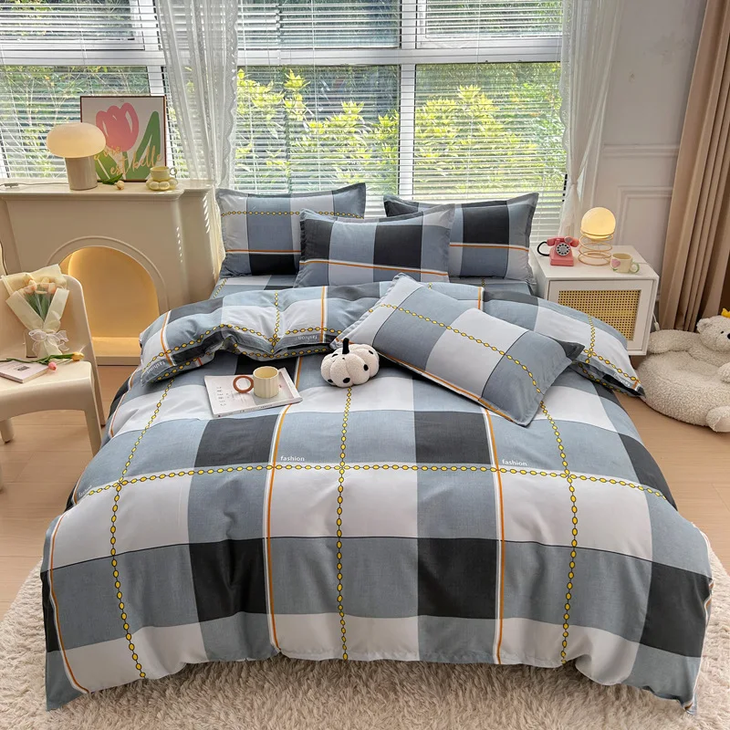 Nordic Thickened Brushed Bedding Sheet Sets Super Soft Skin Friendly ...
