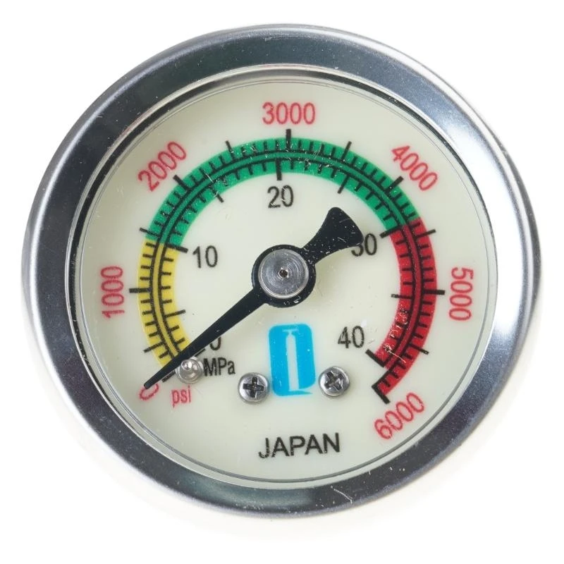 M10 Automotive Clear Scale Economy Pressure Gauge 0-6000/0-40MPa Air ...