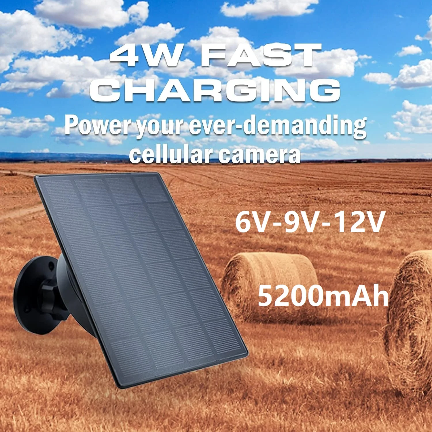 Outdoor-4W-12V-Solar-Power-Panel-Build-in-5200mAh-Battery-Adjustable-6 ...