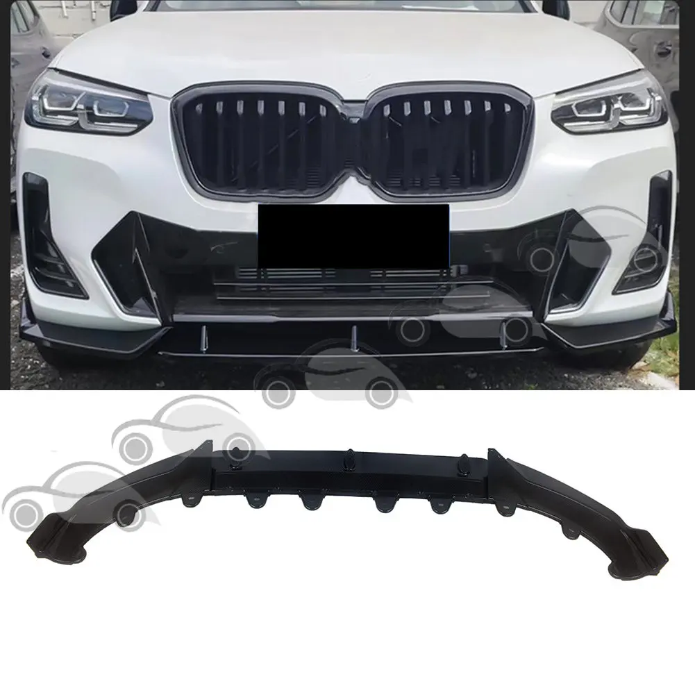 Front Bumper Lip Spoiler Side Lower Splitters Body For BMW X3 /iX3 X4 ...