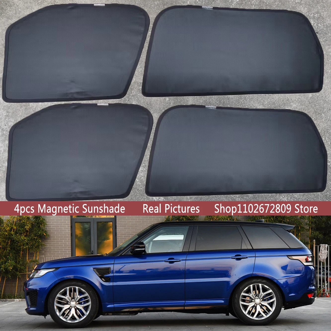 Magnetic-Car-Sunshade-Shield-Windshield-Frame-Curtain-Sun-Shades-For ...