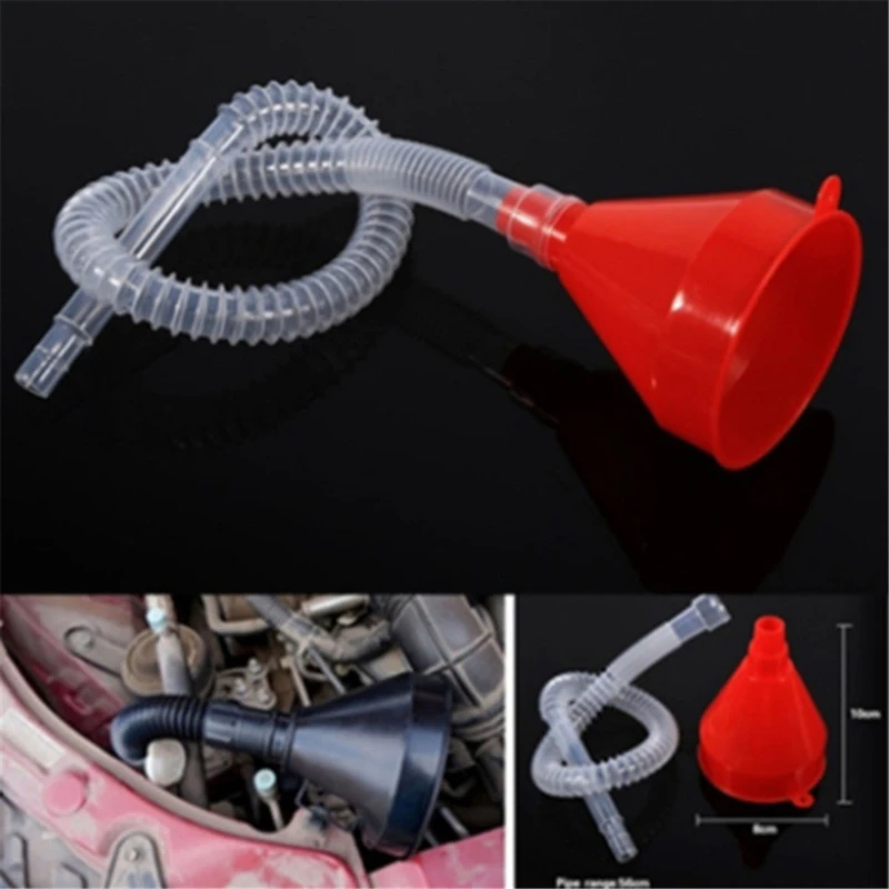 1Pc Car Refueling Funnel With Filter Strainer Gasoline Oil Fuel Filling ...