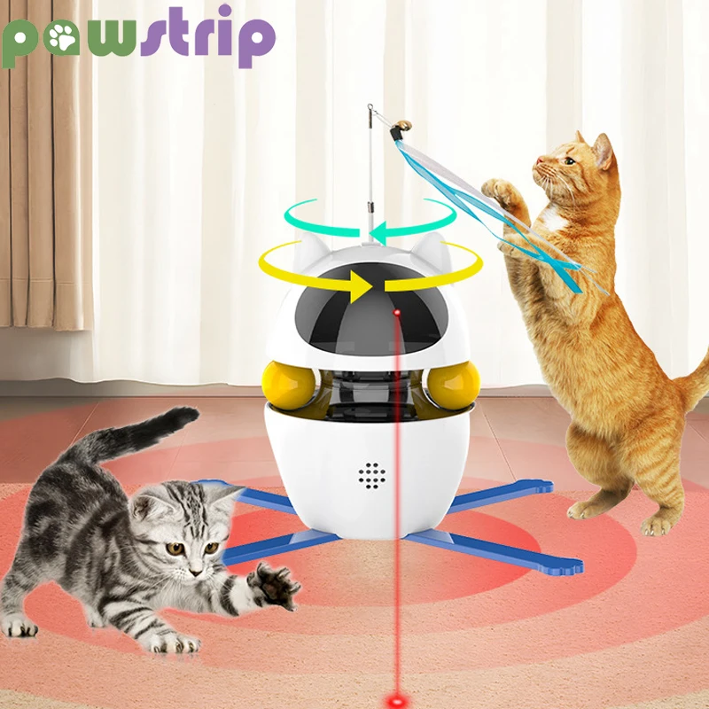 Automatic-Cat-Toys-2-in-1-LED-Laser-Smart-Cat-Teasing-Toys-USB-Charging ...