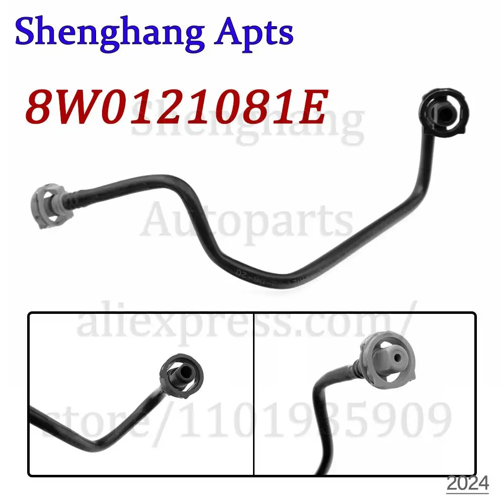Engine-Crankcase-Breather-Hose-Radiator-Overflow-Coolant-Pipe-For-Audi ...
