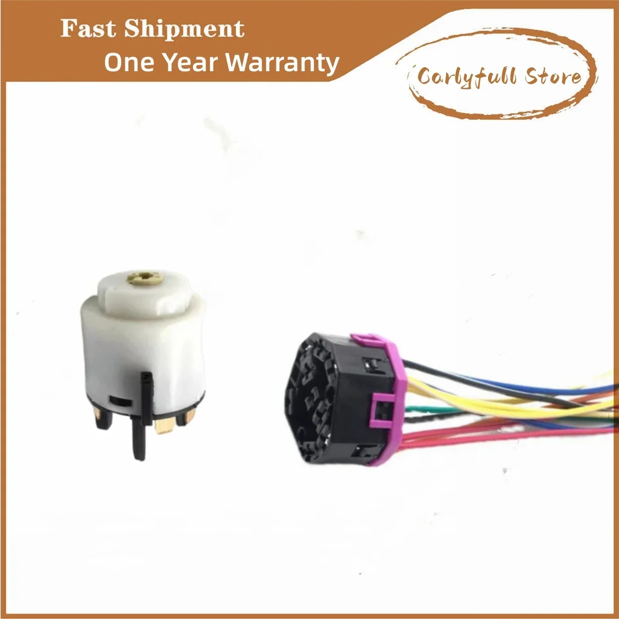 Electronic Ignition Start Switch + Cable Plug For Golf MK4 Passat B5 A3 ...
