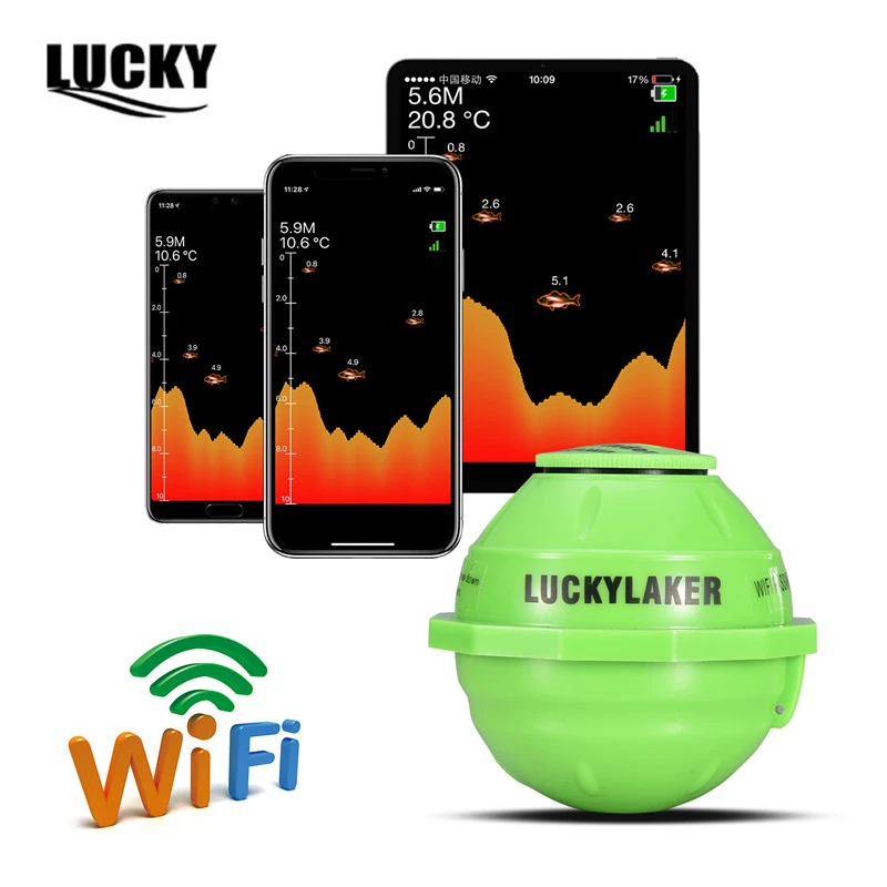 LUCKY-Wi-Fi-Fish-Finder-Fish-Finder-Dist-ncia-70m-Sonar-sem-fio ...