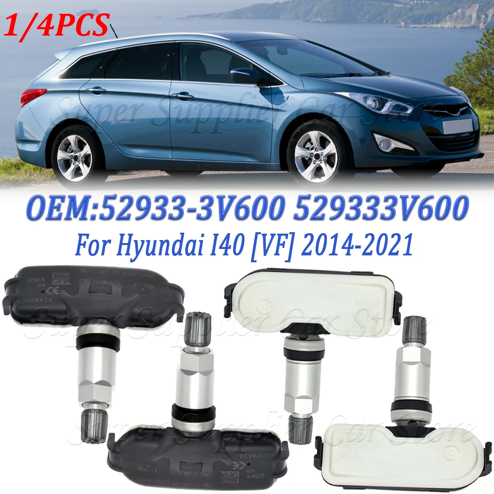 New 1/4PCS TPMS Tire Pressure Monitor Sensor 52933-3V600 529333V600 For ...