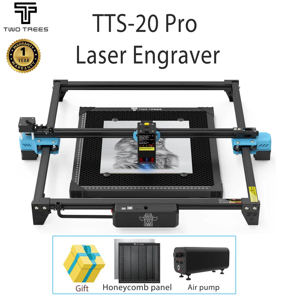 TwoTrees-TTS-20-Pro-CNC-Metal-Laser-Engraver-Support-Offline-Control ...