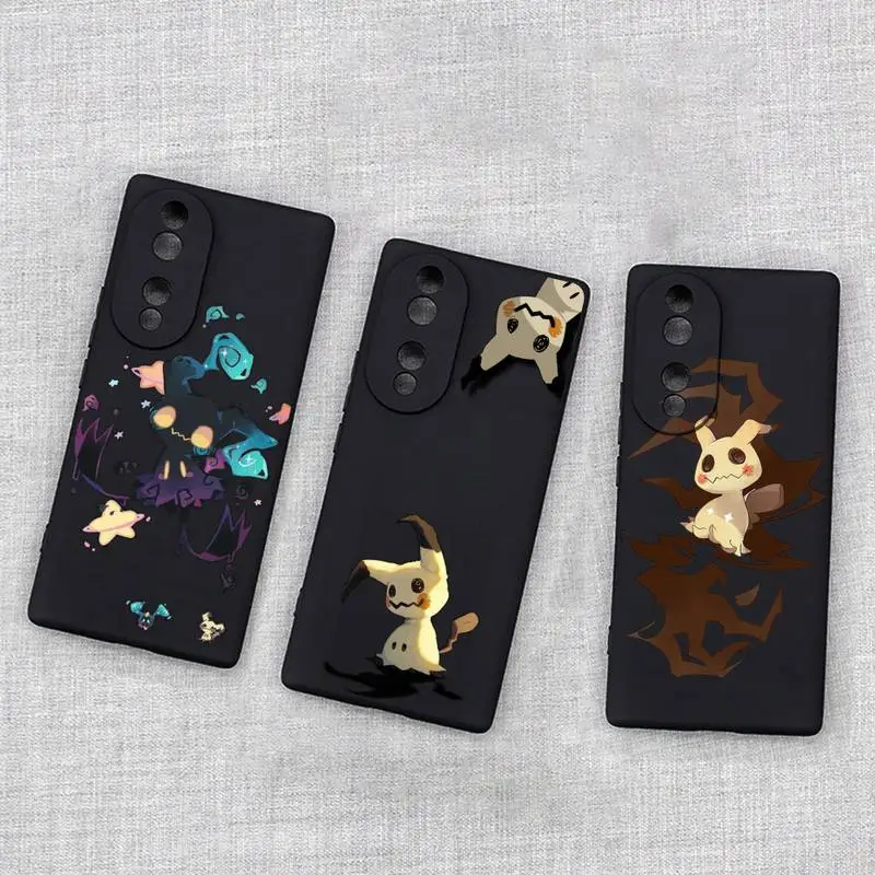 Pokemon mimikyu brinquedos caso de telefone para huawei honor 70 60 50 ...