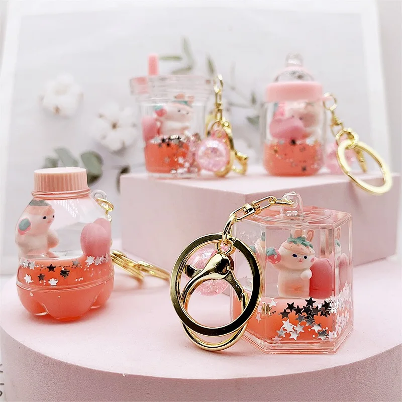 Keychain Keys Quicksand | Key Chains Fashion Cute | Cute Accessories ...