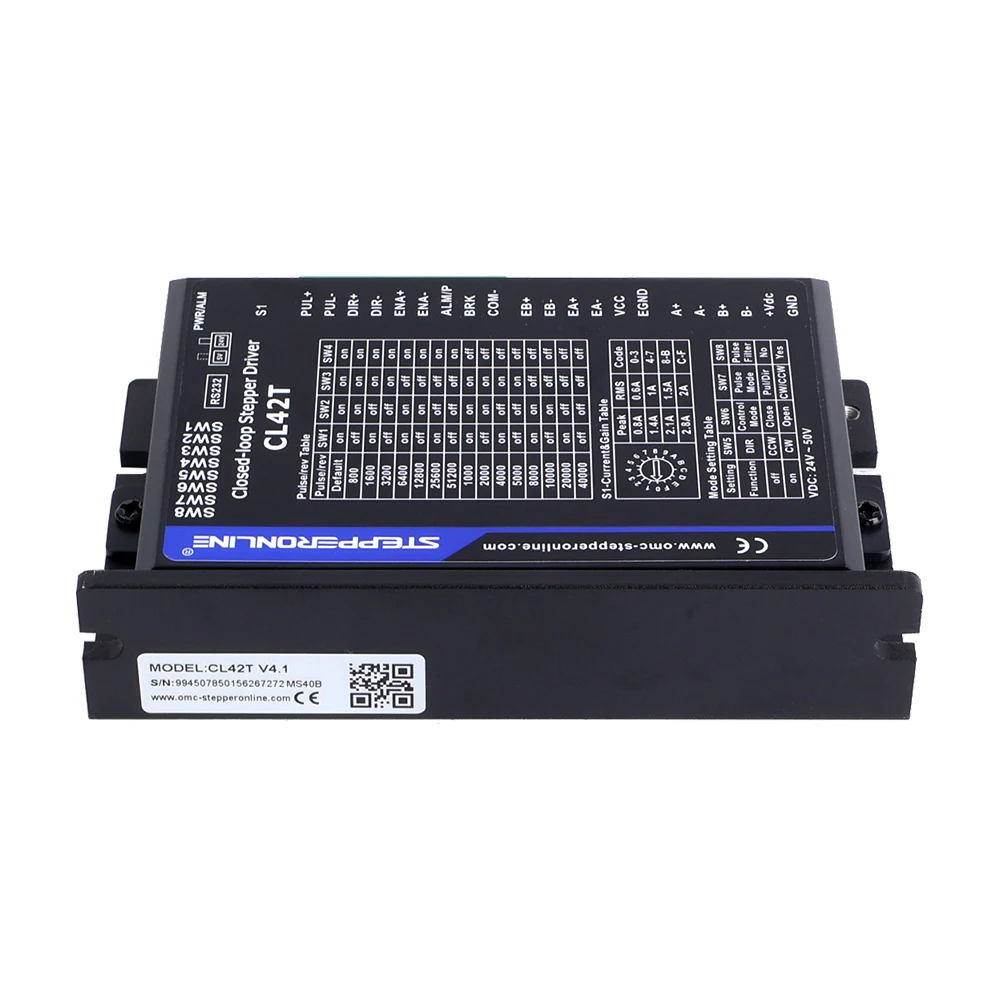 Stepper Kit STEPPERONLINE 12Nm Nema34 Closed Loop Stepper Servo Motor ...