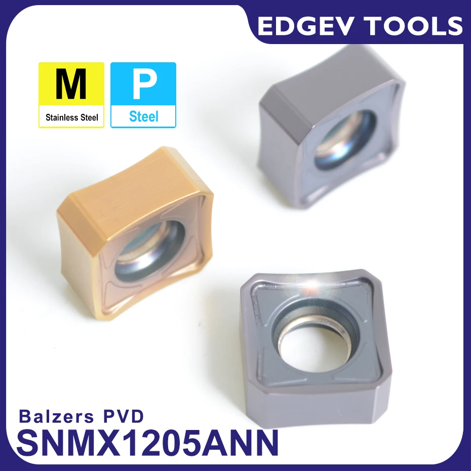 SNMX12 SNMX1205 SNMX1205ANN SNMX 1205 ANN carbide milling insert 45 ...