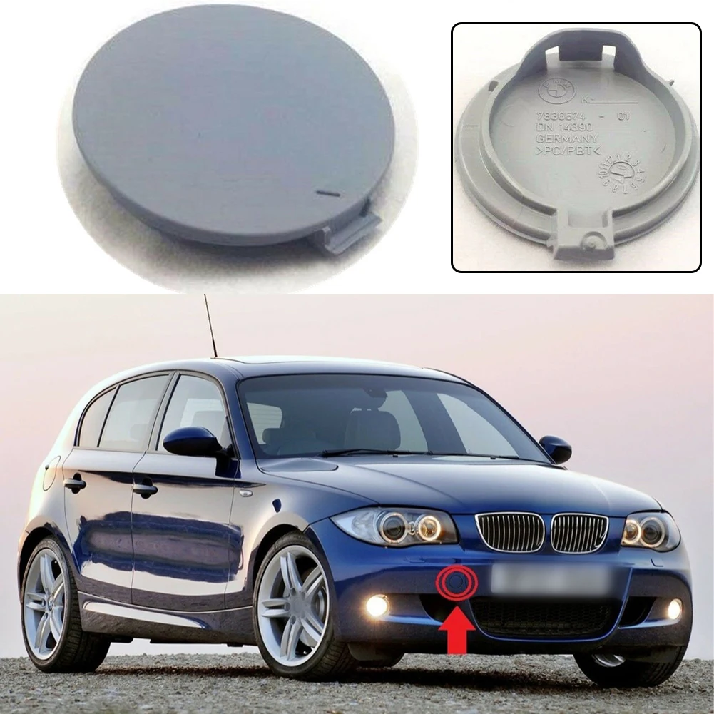 Bumper Tow Hook Eye Cover For BMW 1 E81 E87 2004 2012 FRONT M SPORT ...