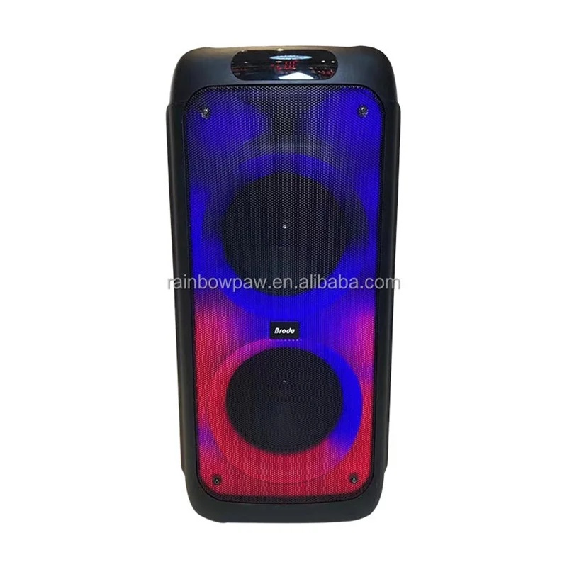 KTS Brodu speaker BTS-1388 Wireless Portable Speaker dual 8 inch BT ...