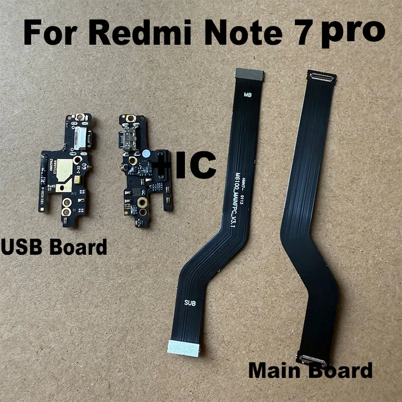 Для Xiaomi Redmi Note 7 PRO USB-порт для зарядки, док-разъем, основная ...