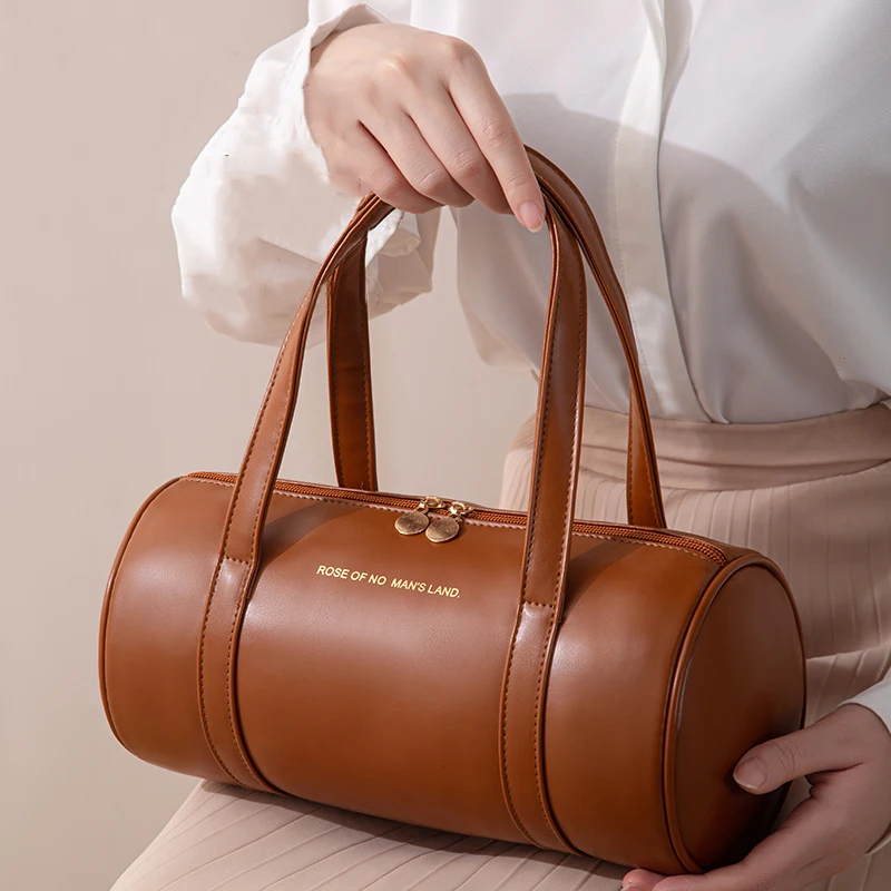 Fashion-PU-Tote-Cylinder-Cosmetic-Storage-Bag-Handbag-Portable-Women ...