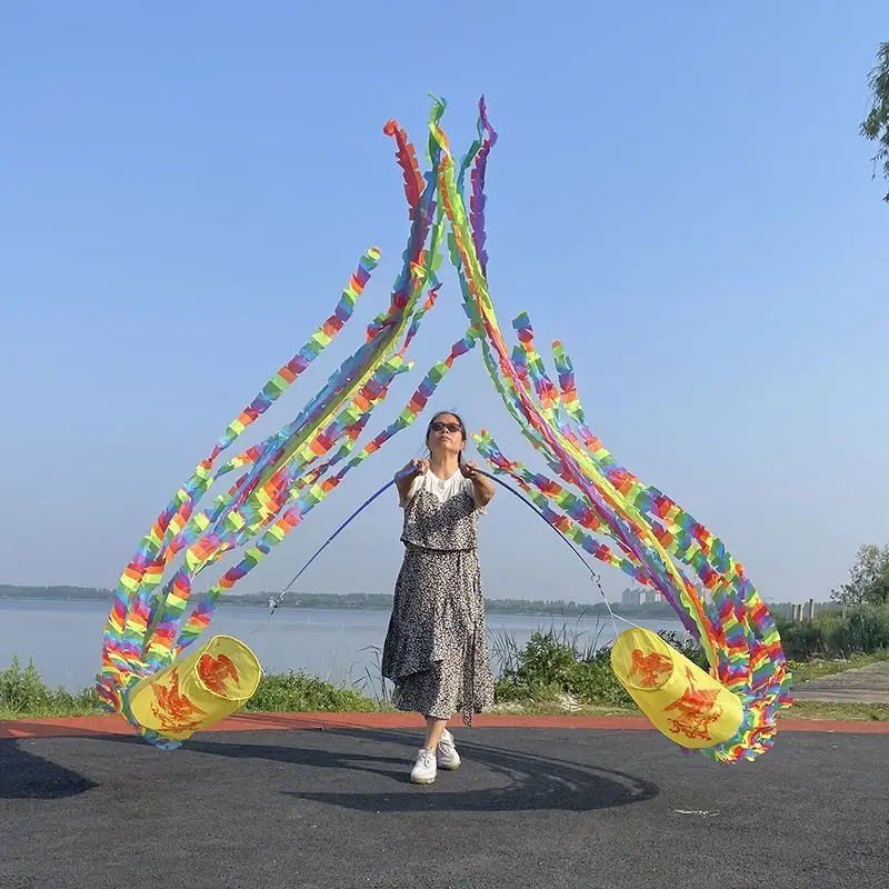 3-5-Meters-Chinese-Rainbow-Ribbon-Dance-Wand-School-Gymnastics-Activity ...