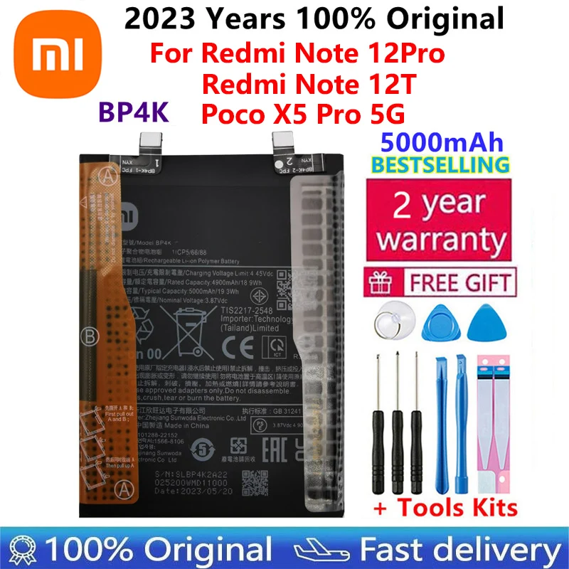 100-Original-High-Quality-New-Replacement-5000mAh-Battery-BP4K-For ...