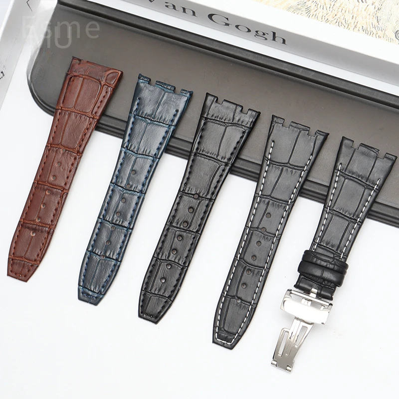 For Audemars Piguet AP15400 15703 15500 Royal Oak Series Men Leather ...