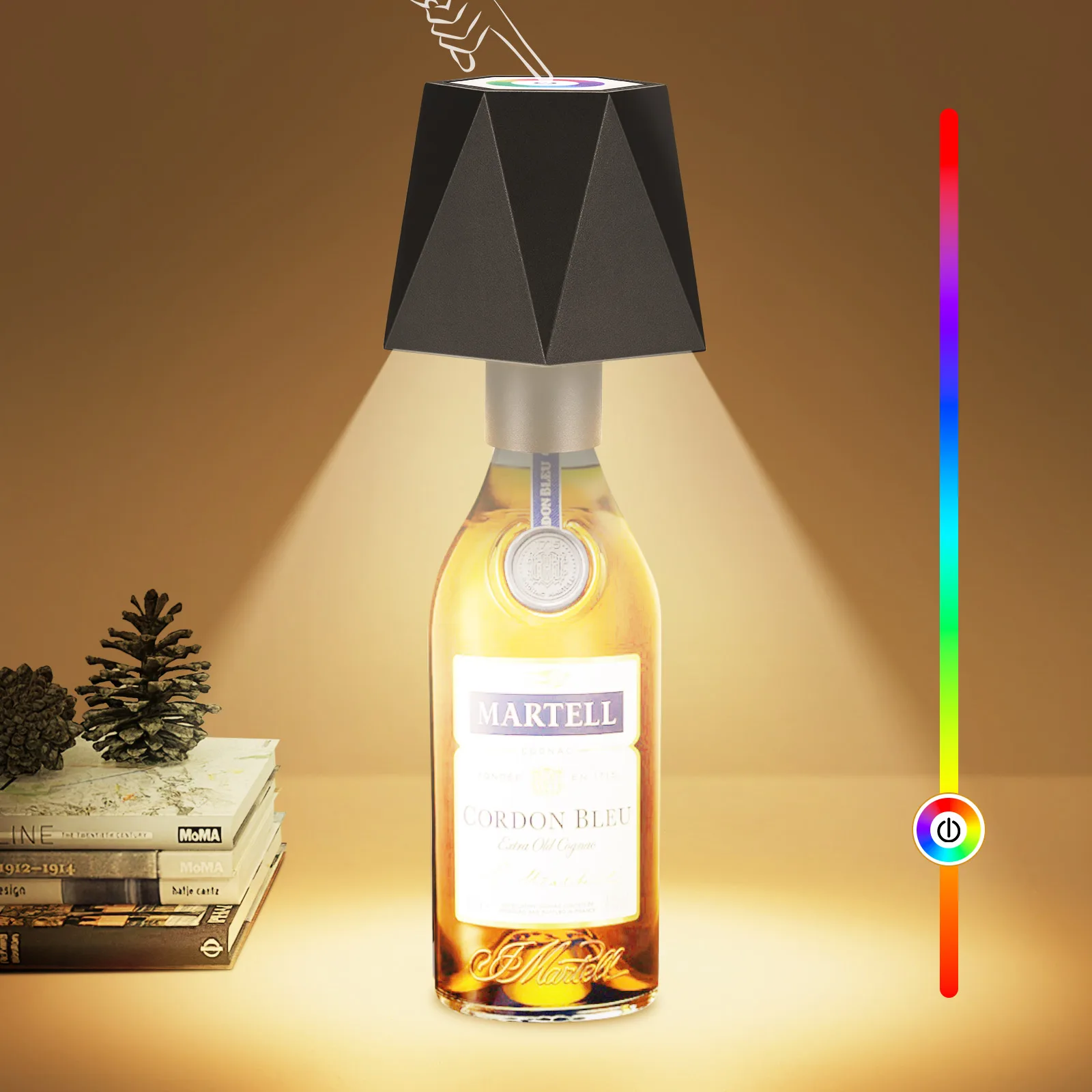 Creative-Combined-With-Wine-Bottle-Bar-Table-Lamp-Rechargeable-Desk-Led ...